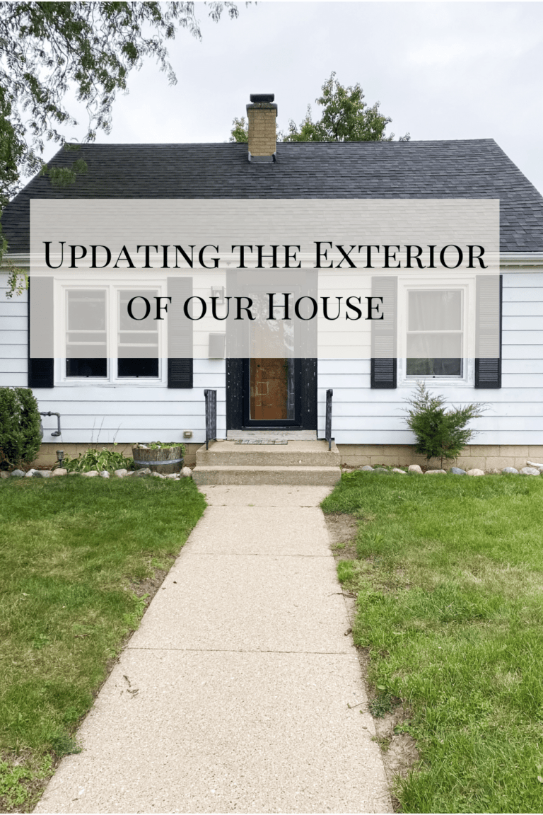 Updating the Exterior of Our House - kmdcreates