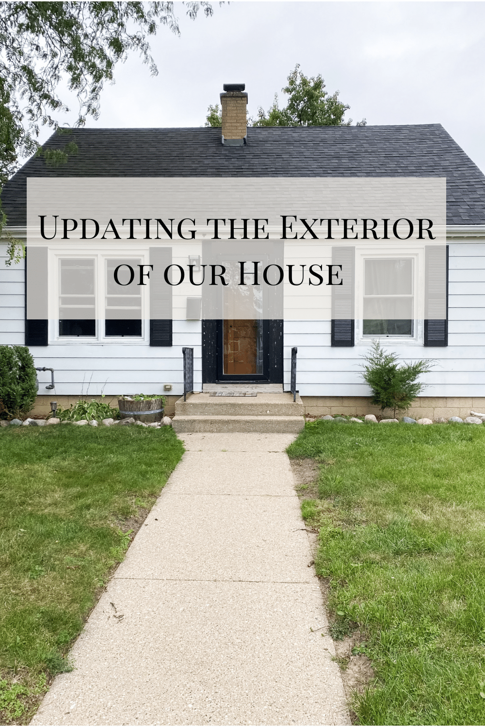 Updating the Exterior of Our House - kmdcreates