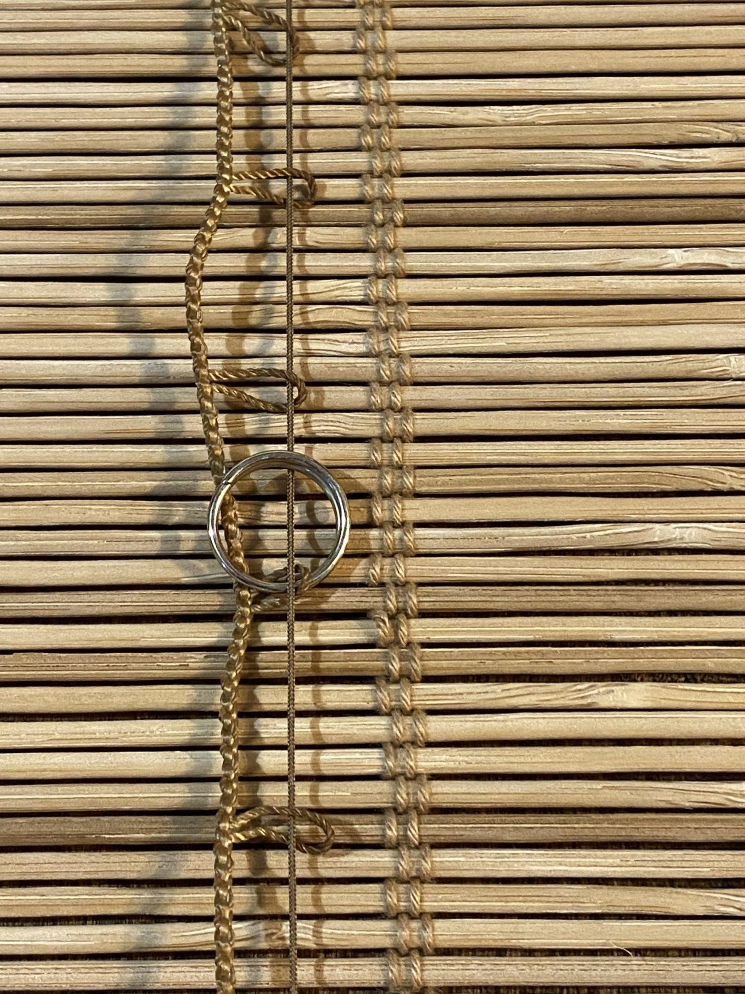 How to Add a Privacy Liner to Bamboo Roman Shades - kmdcreates