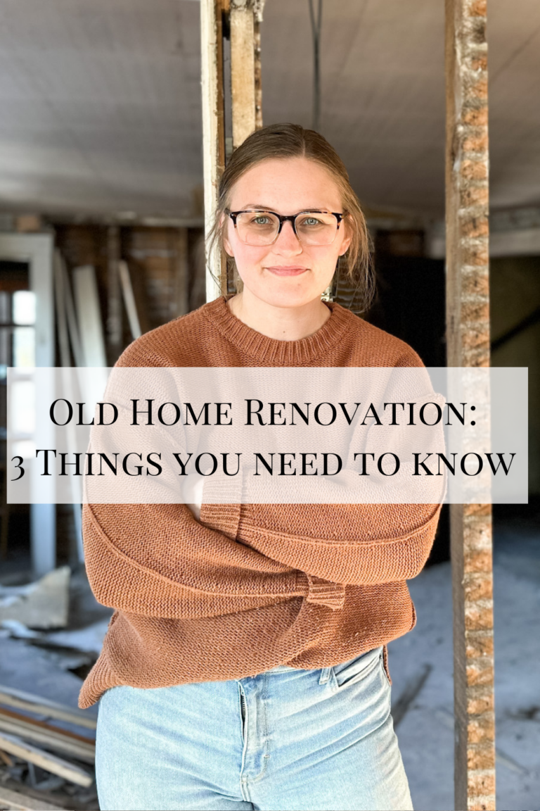 Old Home Renovation: 3 Things You Need to Know - kmdcreates